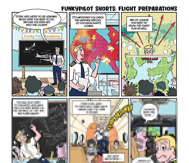 Premium Strip: Flight Preparations - FunkyPilot Academy